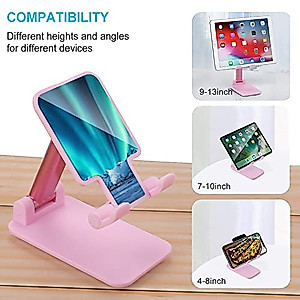 Aurora Funny Foldable Desktop Cell Phone Holder Portable Adjustable Stand Desk Accessories
