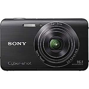 Sony Cyber-shot DSC-W650 16.1 MP Digital Camera with 5x Optical Zoom and 3.0-Inch LCD (Black) (2012 Model)