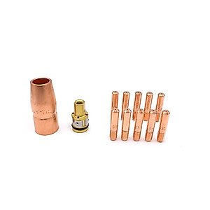Mig Gun Torchor Parts Tip Nozzle Diffuser Fit Miller Millermatic 125 135 140 141 175 180 190 Mig Welder (.030'')