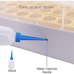 Egg Incubator 48 Eggs Fully Automatic Digital Poultry Incubator with Fahrenheit Temperature and Auto Turning for Hatching Chicken Duck Goose Quail Bird, Egg Hatcher Breeder Incubator Gift Set for Kids