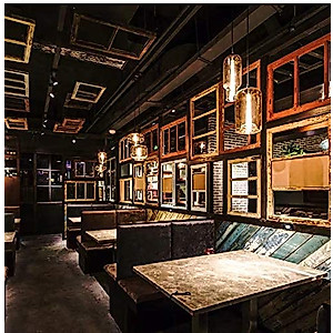 VCTC Lighting Dimmable 6W Tubular LED Bulbs, 3000K Warm White,Edison Style Filament Light Bulb, T10 Vintage Bulb 60 Watt Equivalent, E26 Medium Base 550LM,Clear Glass Cover, 7.3in(185mm),4-Pack