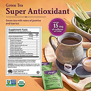 Yogi Tea - Digestion and Detox Tea Variety Pack Sampler (6 Pack) - Green Tea Super Antioxidant, Ginger, DeTox, Blackberry Apple Cider, Honey Chai Turmeric Vitality, and Egyptian Licorice - 96 Tea Bags