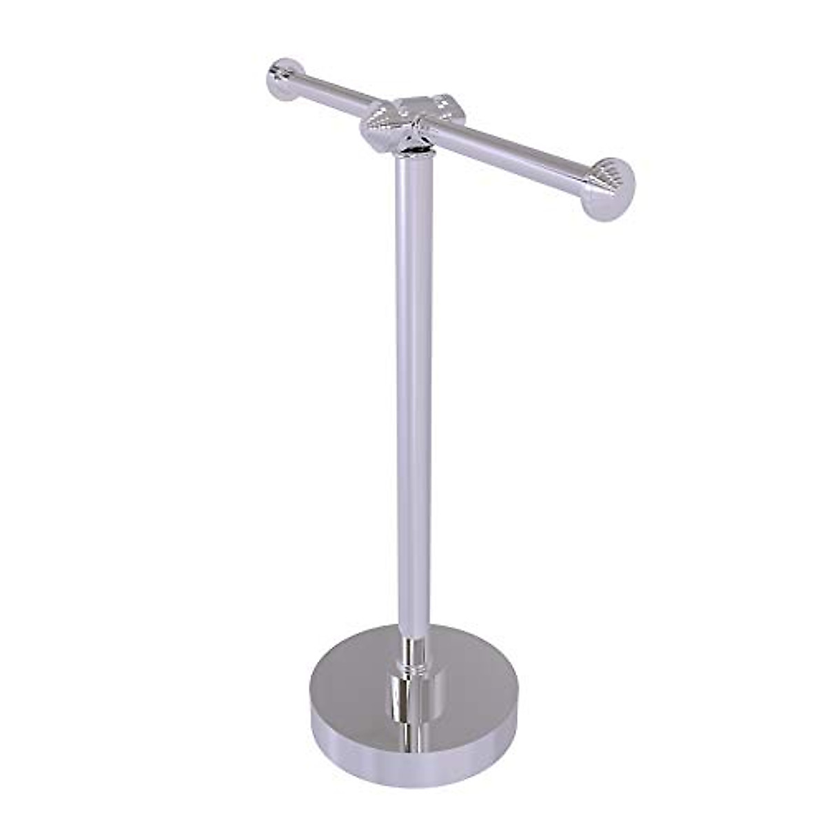 Allied Brass SB-82-PC Southbeach Collection Vanity Top 2 Arm Guest Towel Holder, Polished Chrome