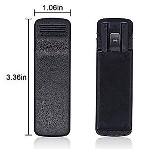 3Pcs HLN8255 HLN8255B Belt Clip Compatible for Motorola DP1400 DEP450 PR400 CP200 CP200D CP200XLS CP040 CP140 CP150 GP3688 EP450 PMNN4251 NNTN4497 NNTN4970 NNTN4851
