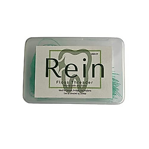 Rein Dental Floss Threader 200 Count - 1 Box
