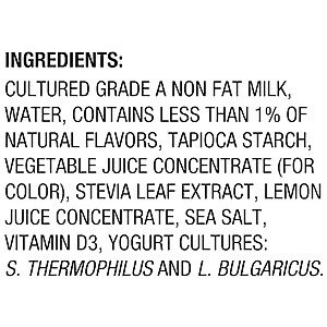 Oikos Triple Zero Strawberry Nonfat Greek Yogurt Pack, 0% Fat, Sugar Free and 0 Artificial Sweeteners, Just Delicious High Protein Yogurt, 4 Ct, 5.3 OZ Cups