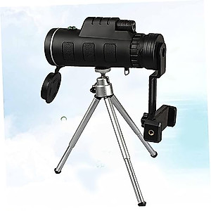 Mikikit 2pcs Travel Magnifying Mirror Mobile Lens Screen Magnifier Phone Camera Magnifier monocular Telescope with Night monocular Telescope for Mobile Phone 40x60 Telescope Telephone