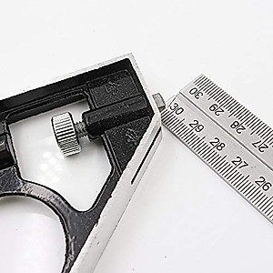 CREATIVE HOBBIES Universal Combination Angle Ruler Try Square Measuring Tool 300mm Adjustable Stainless Steel Multifunctional Combination Angle Protractor Right Angle Ruler Small Base 30cm