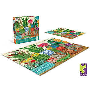 Ceaco - Succulents Collection - Stephanie's Succulents - 300 Piece Oversized Jigsaw Puzzle