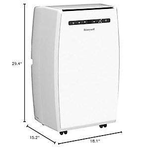Honeywell Home MN10CESWW Environmental Appliance, Rooms Up To 350-450 Sq. Ft, White