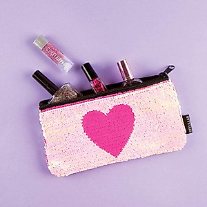 Style.Lab by Fashion Angels Magic Sequin Reveal Pouch - Pink Heart