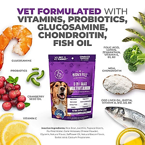 Mighty Petz MAX Dog Multivitamin MAX Hemp Glucosamine for Dogs Bundle
