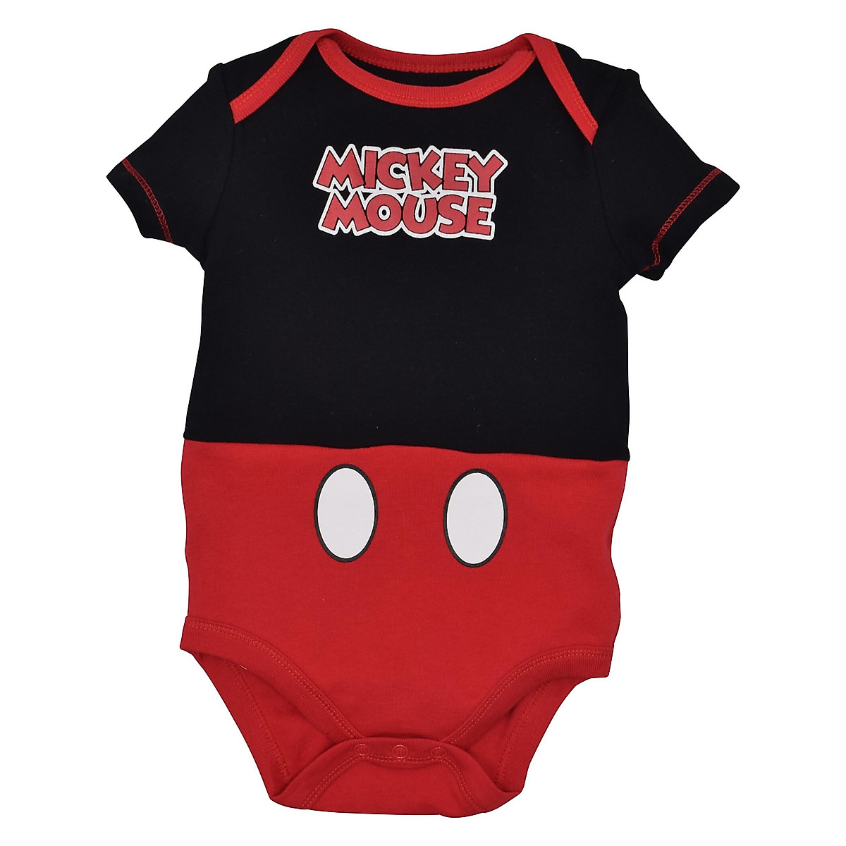 Disney Mickey Mouse Donald Duck Pluto Newborn Baby Boys 5 Pack Cuddly Bodysuits Mickey Mouse Clubhouse 6-9 Months