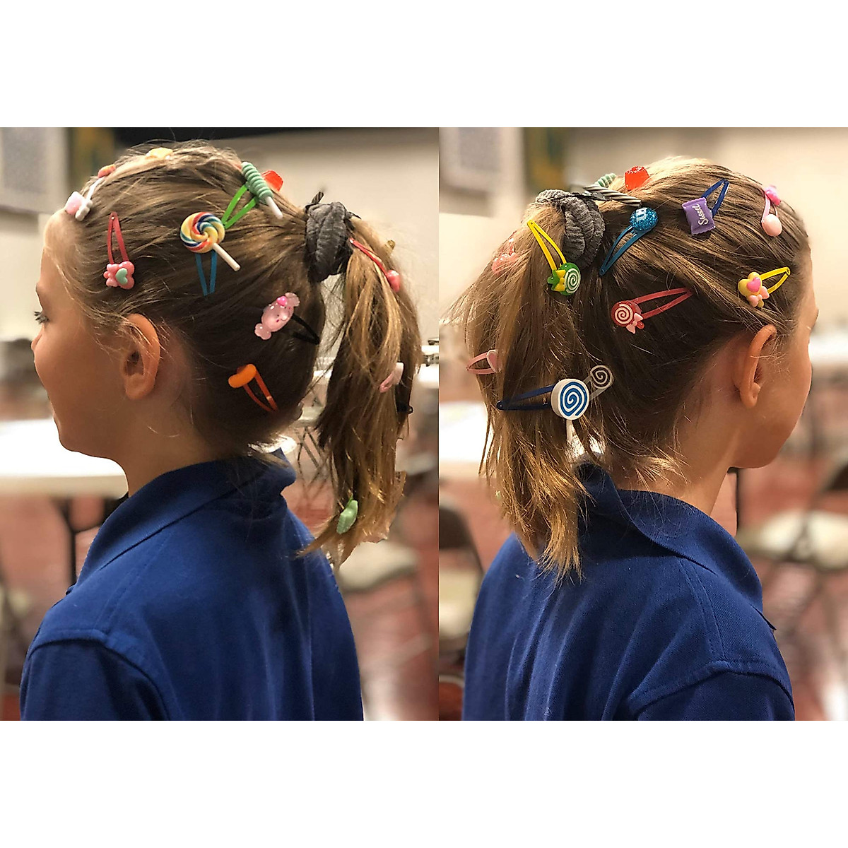 Honbay 30PCS Slime Charms, Assorted Flatback Resin Slime Beads for Scrapbooking, Hair Clip, DIY Crafts, etc (Candy)