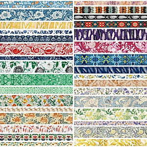 48 Rolls Washi Tape Set,Decorative Masking Adhesive Tape for DIY Crafts and Gift Wrapping,Beautify Bullet Journals ,Planners by KOVANO