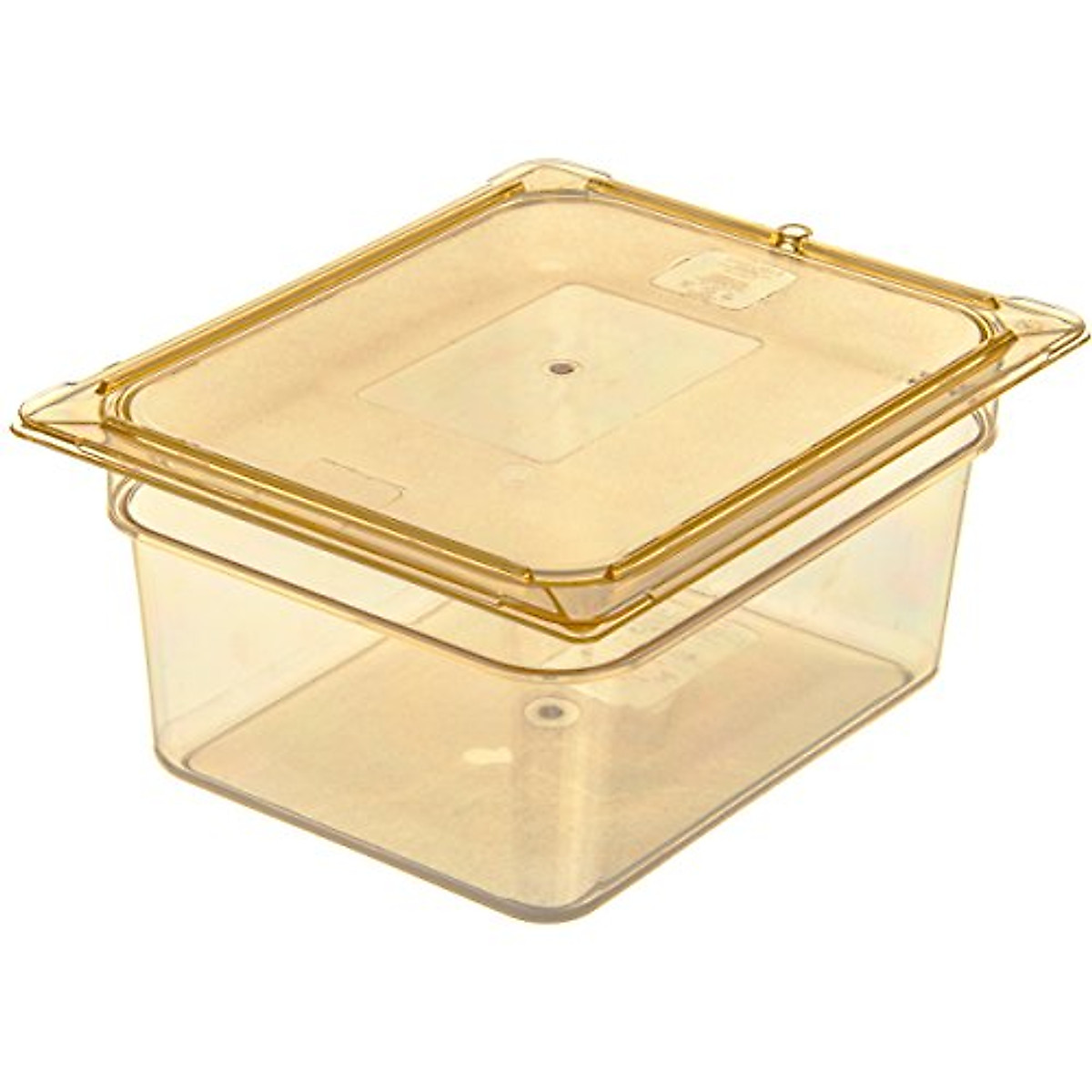 Carlisle FoodService Products 10422B13 StorPlus High Heat Food Pan, 6" Deep, Half Size, Amber