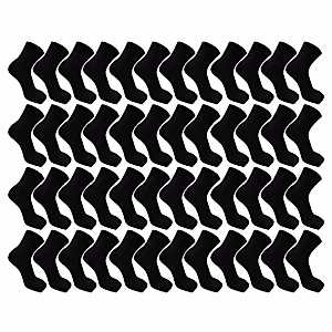 48 Pairs Bulk Thermal Work Socks for Men, Heavy Duty Thick Winter Boot Sock