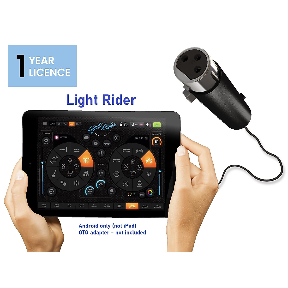 Sushi-Z1 DMX Lighting Controller - LED Lighting Control - Stage Light Controller