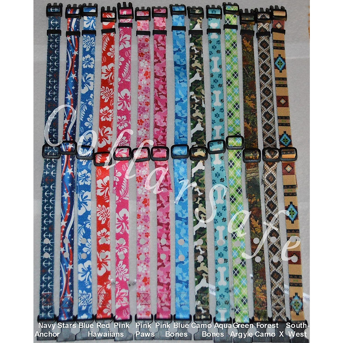 CollarSafe Designer Replacement Collar - Weaves (NO Holes) - FIT Petsafe Stay & Play Wireless Containment PIF00-12918 PIF00-12917 PIF00-13672 SportDog FieldTrainer YardTrainer - Read/View Photos