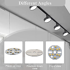 Fielect 5Pcs 5W LED Chip Bulb Super Bright High Power or Floodlight, 5730 300mA for Replacement LED Downlights, Track Lights