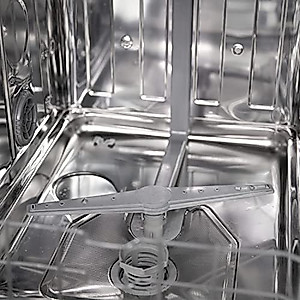 Avanti DWF18V0W Dishwasher 18-Inch Built in with 3 Wash Options and 6 Automatic Cycles, Stainless Steel Construction with Electronic Control LED Display, Low Noise Rating, White