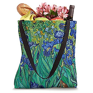 Irises Van Gogh Canvas Aesthetic Tote Bag