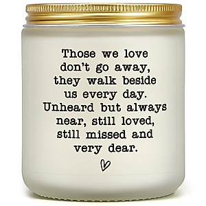 Memorial Candle Gift, Condolence Gift, Remembrance Gifts for Loss of Loved One, Mother, Father, Brother, Sister, Pet, Sympathy Gifts for Loss, Memorial Bereavement Gifts