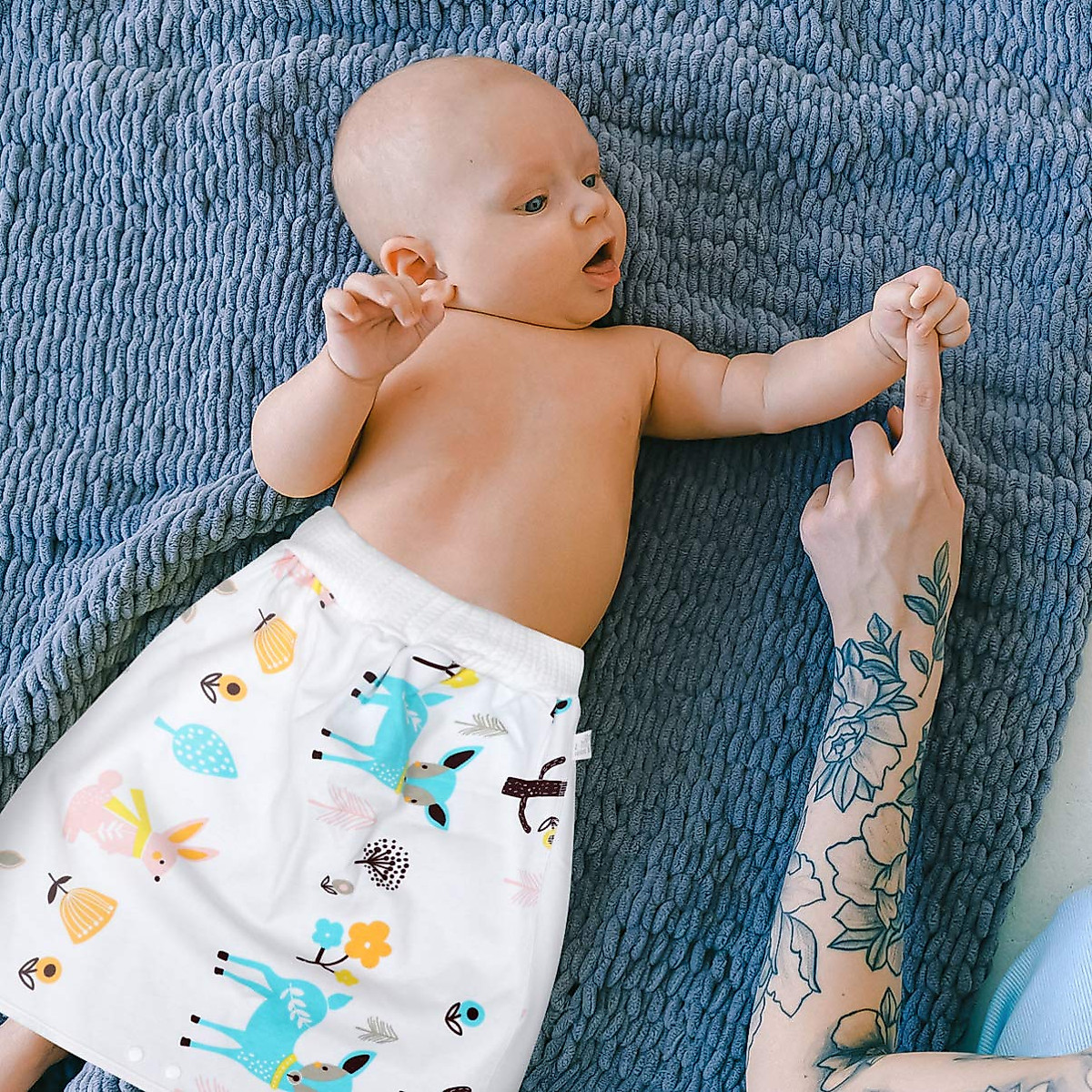 Potty Training Pants Cotton Baby Training Pants Cloth Diaper Skirts Sleeping Bed Clothes for Boy Girl Potty Training (Little Deer) Potty Training Underwear