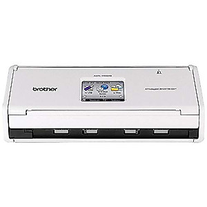 Brother ADS1500W ImageCenter ADS-1500W Wireless Compact Scanner, 600 x 600 dpi, 20 Sheet ADF