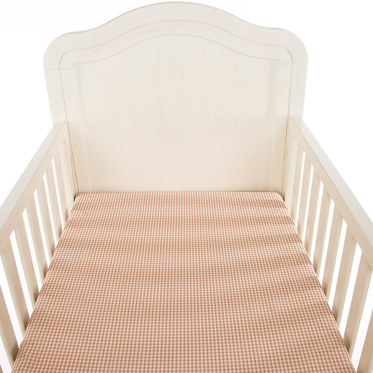 Crib Bedding Maddie Set by Glenna Jean | Baby Girl Nursery + Hand Crafted with Premium Quality Fabrics | Includes Quilt, Sheet and Bed Skirt with Pink and Ivory Accents