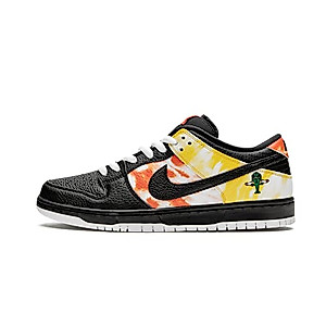 Nike Mens Sb Dunk Low Tie-Dye Rayguns 2019 - Black/Orange-flash Bq6832 001 Size - 10.5