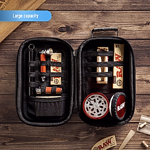 Epulse Smell Proof Box, Smell Proof Bag Case, Stash Containers, Small Lock Box, Vape Case, Pouch Travel, Smellproof Stash Bag for Accessories, Anti Smell Bags (8x6 in, Grey)