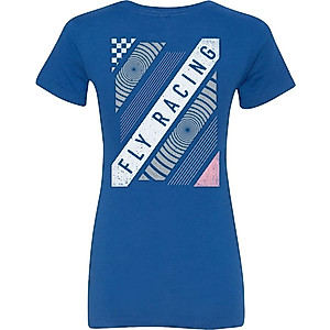 Fly Racing 356-0081M Women's Fly Pulse Tee Blue Md