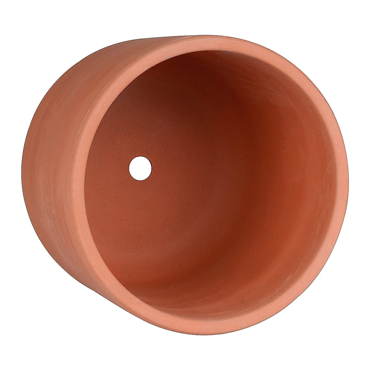 Thirtypot Terracotta Succulent Planter Pot with Drainage Hole, Large Round Shallow Bonsai Pot for Indoor Plants