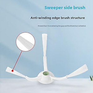 Replacement parts for ecovacs deebot T20, T30S, X1 Omni/X2 omni /T20 omni deebot Replacement Parts for ecovacs deebot deebot x2 omni, 1 Roller Brush, 6 Side Brushes, 4 Dust Bags, 4 Mopping Cloths