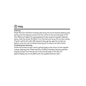 Disc Cleaning & Repair Kit for CD CD-ROM DVD Blu Ray VCD Video Game Movie Music