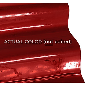 VViViD DECO65 Chrome Gloss Craft Vinyl Bundle 2 Rolls of 7ft x 1ft (Pink & Red) - M0