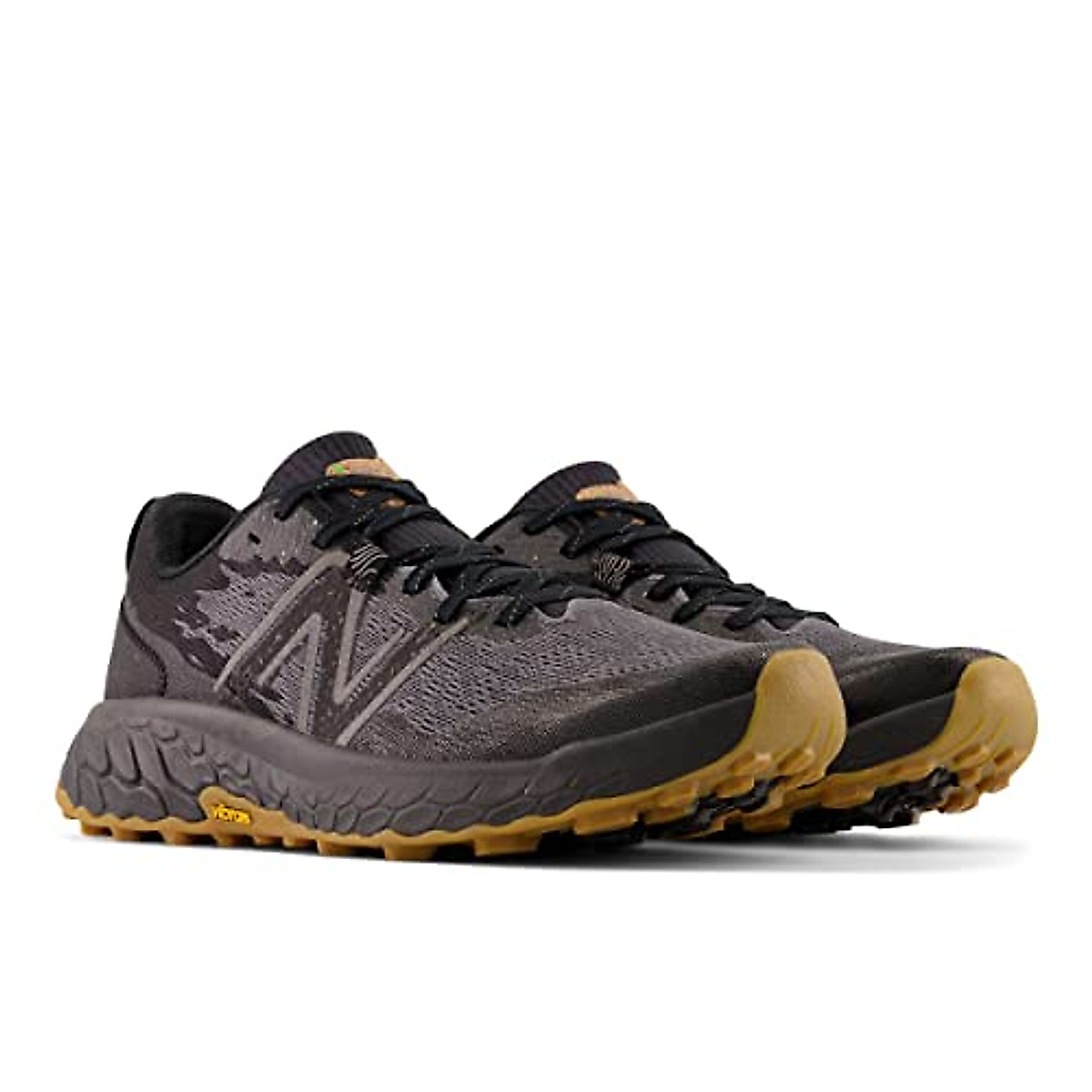 New Balance Men's Fresh Foam X Hierro V7 Running Shoe, Black/Black, 8.5