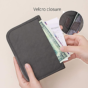 iN. Slim credit card holder wallet, Gift card display case, Minimalist light thin card storage case rfid blocking for men & women, with 28 slots in Grey