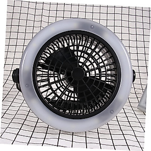 BESPORTBLE 12 Fan for Camping The Black Noire Beer Camping Supplies Earphone Plug Charm Portable Camping Fan Camping Led Fan Home Emergency Kit Accessories Lapel Watch Tent Lights USB