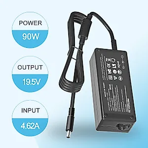 Ibatts 90W Ac Adapter Charger for Dell OptiPlex Micro 9020 7050 7010 7040 7080 7060 7070 5050 5070 5090 5080 5060 3080 3050 3040 3070 3090 3046 MFF Business Desktop Computer PC;7700 Power Cord Supply