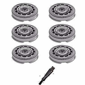 SH90 Replacement Heads Compatible with Philips Norelco Electric Shaver 9000, 8000 Shaver Series, S9700, S9721, S9300, S8950, SH90/62 Shaver Replacement Wet &Dry Blades