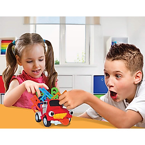 Fotorama Pick-Up Pete | The Ultimate Chair Stacking Game! Perfect for Remote Family Home Entertainment, Stack Colorful Chairs on Pete The Motorized Pick-Up Truck