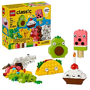 LEGO Classic Creative Food Friends Building Toy Set - Pretend Play Food for Kids, Boys and Girls, Ages 4+ - Learning and Educational Toy for Preschool - Gift Idea for Birthdays - 11039