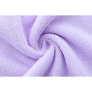 YUNDODO Hand Towels Set of 2 100% Cotton Ultra Soft 14 x 30 Inches