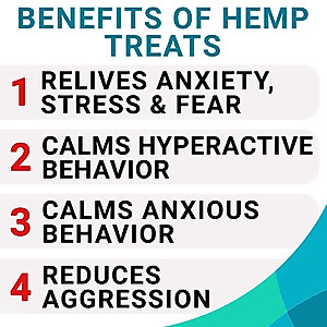 Dog Probiotics Chews + Calming Hemp Treats + All-Natural Grass Treatment - Gas, Diarrhea, Allergy, Constipation, Upset Stomach Relief + Anxiety Relief - Separation Aid + Grass Saver Pee Lawn Repair