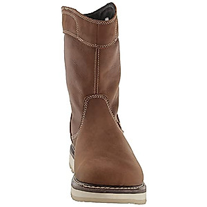 KEEN Utility Men's Work Boots, Belgian/Off White, 13 Wide