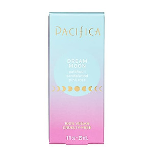 Pacifica Beauty Dream Moon Spray Perfume Pink Rose, Sandalwood, Patchouli Notes Natural + Essential Oils Clean Fragrance Vegan + Cruelty Free