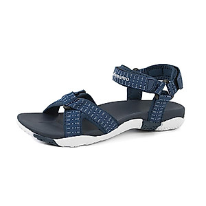 Luffymomo Womens Hiking Sandals Walking Sport Athtletic Webbing Sandals(8 M US Blue)