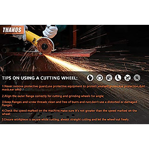 THANOS Cut Off Wheel,50 Pack 4-1/2"x 3/64 x 7/8" Metal and Stainless Steel Cutting Wheel for Angle Grinder,Ultra Thin Cutting Disc（4.5"x.040"x7/8" ）